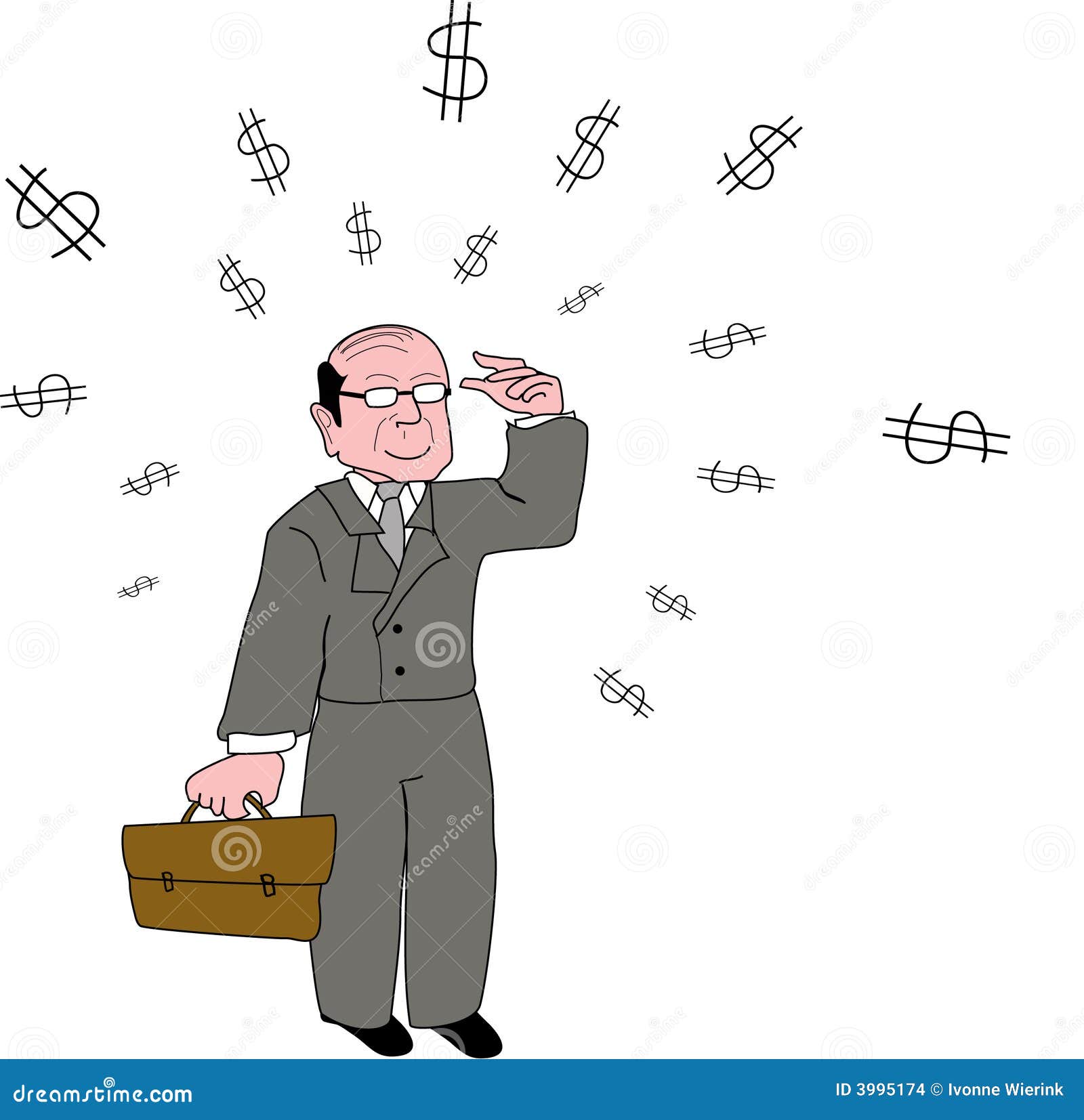 Ambtenaar stock vector. Illustration of clerk, concept - 3995174