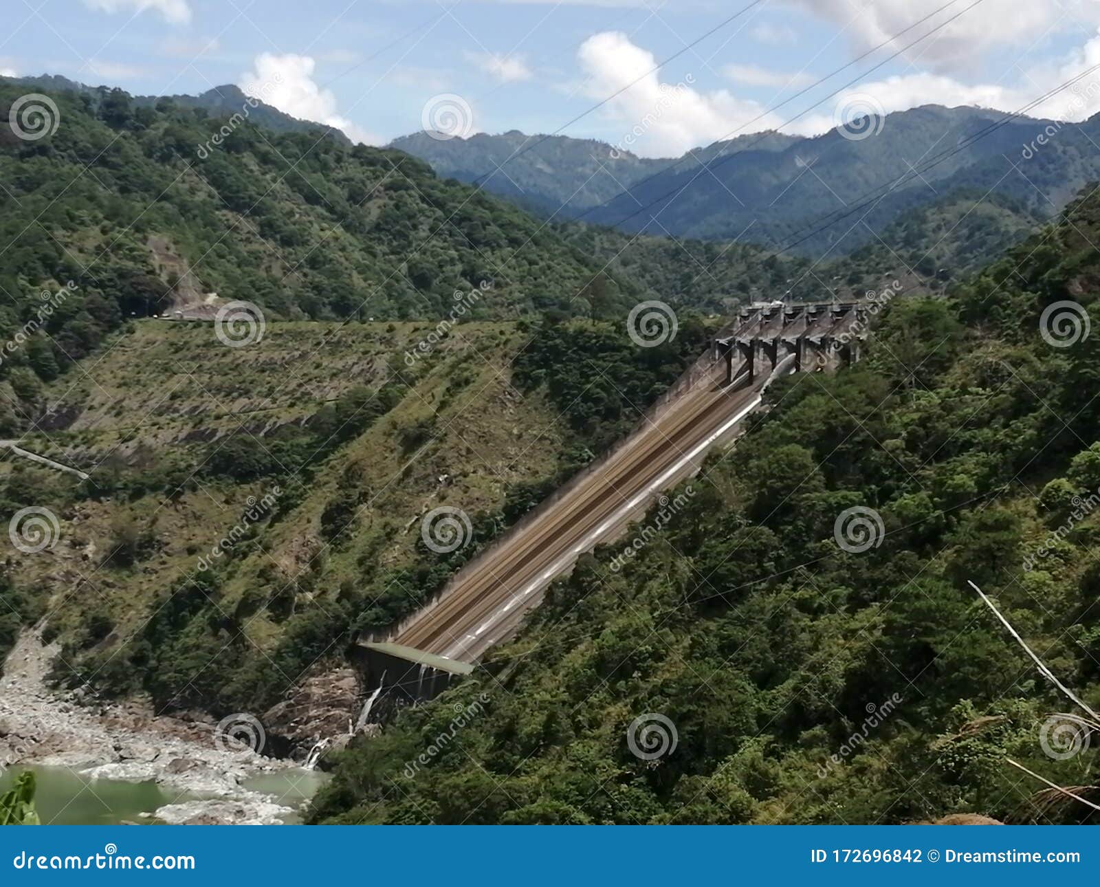 Ambuklao dam editorial photography. Image of philippines - 172696842