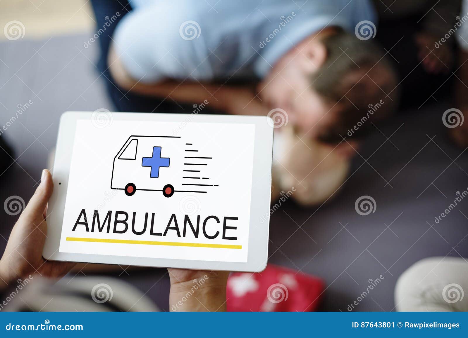 Ambulance Accidental Emergency Urgent Situation Stock Image - Image of ...