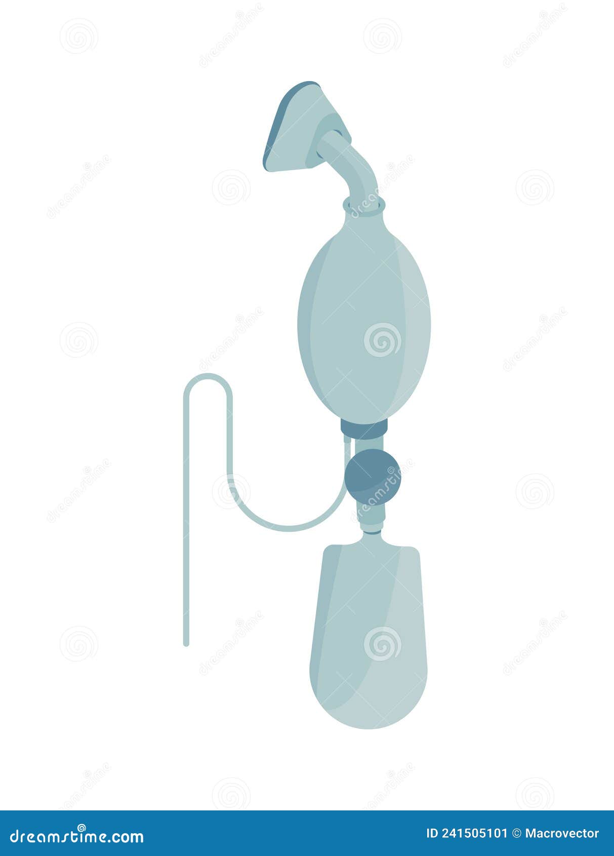 Ambulance Breathing Kit Composition Stock Vector - Illustration of ...