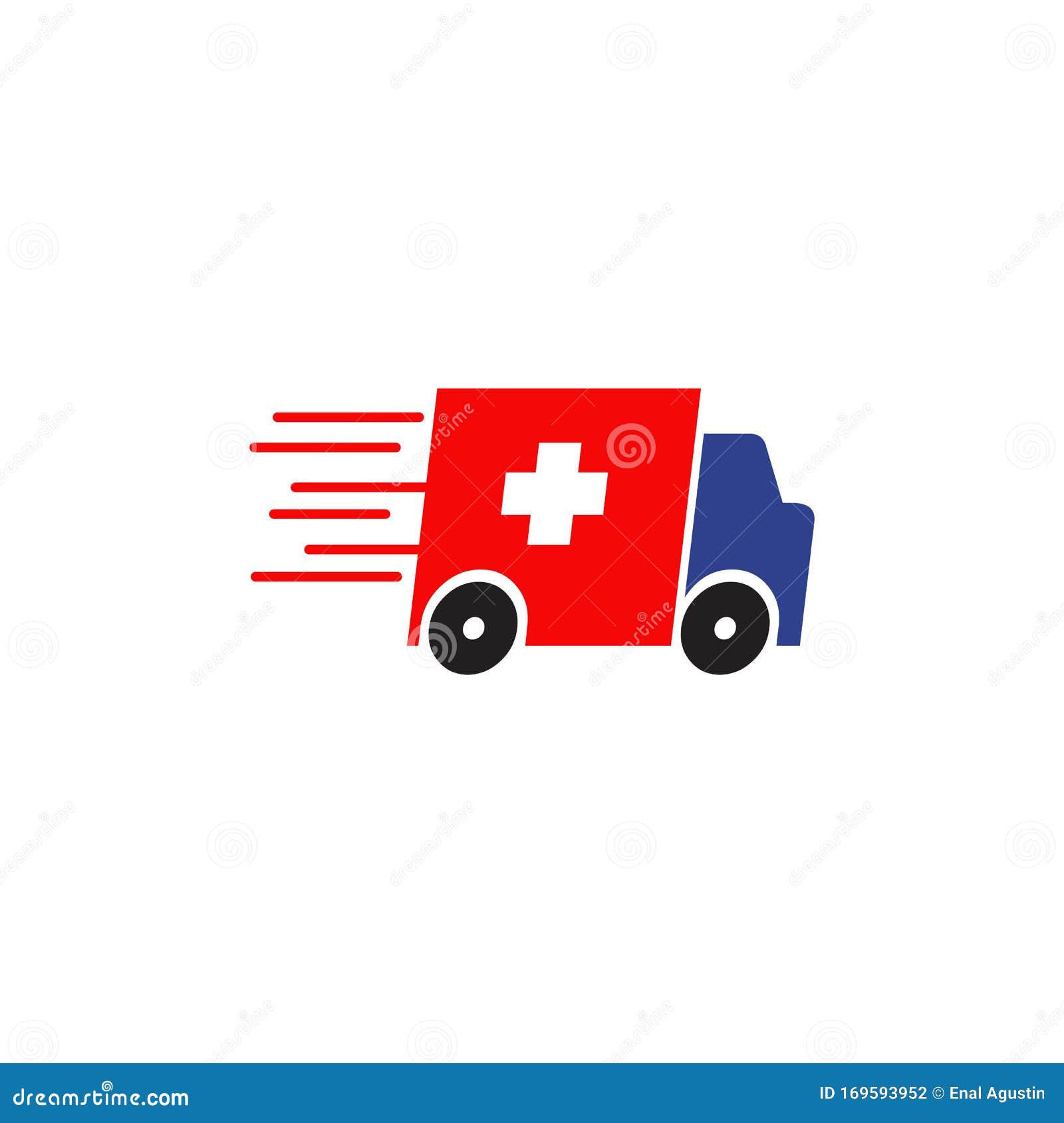 Ambulance Car Logo Design Vector Template Stock Vector - Illustration ...