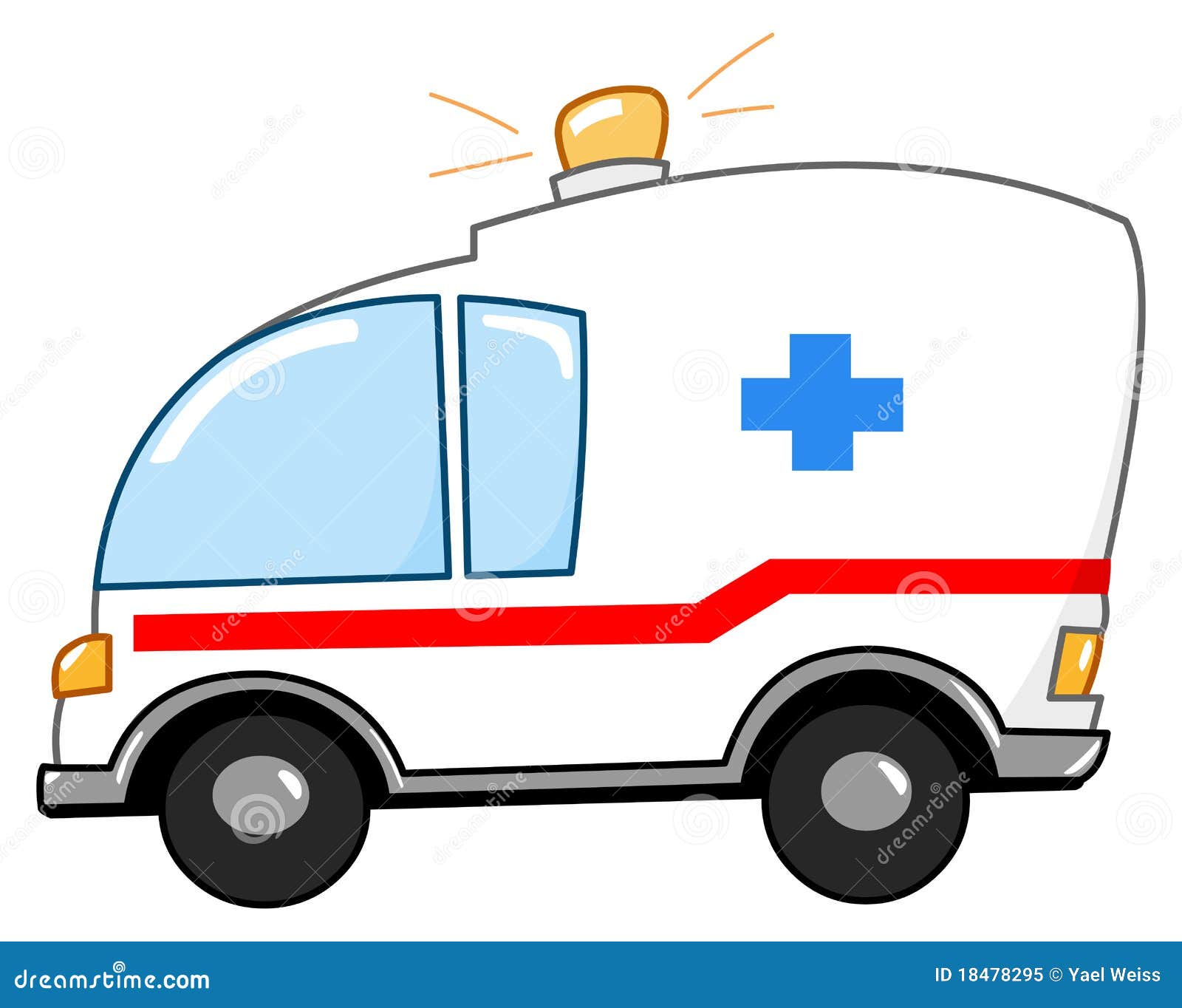 Ambulance cartoon stock vector. Illustration of crisis - 18478295