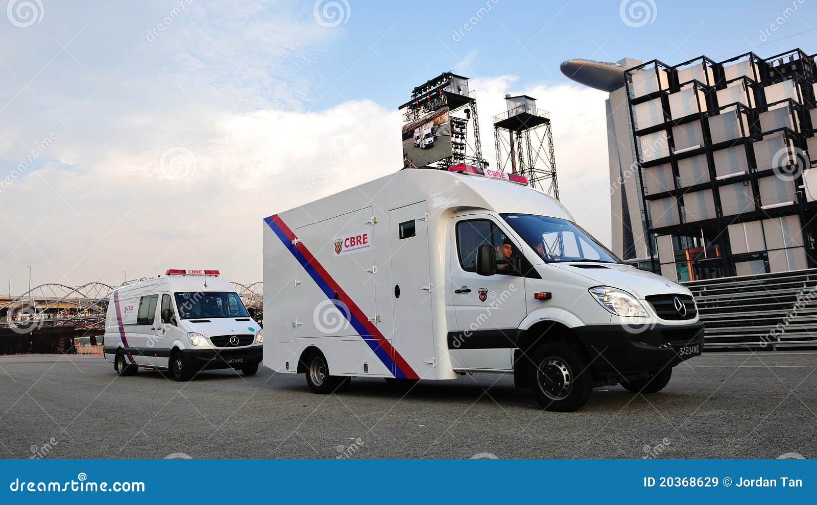 Ambulance and Chemical Vehicle at NDP 2011 Editorial Stock Image ...