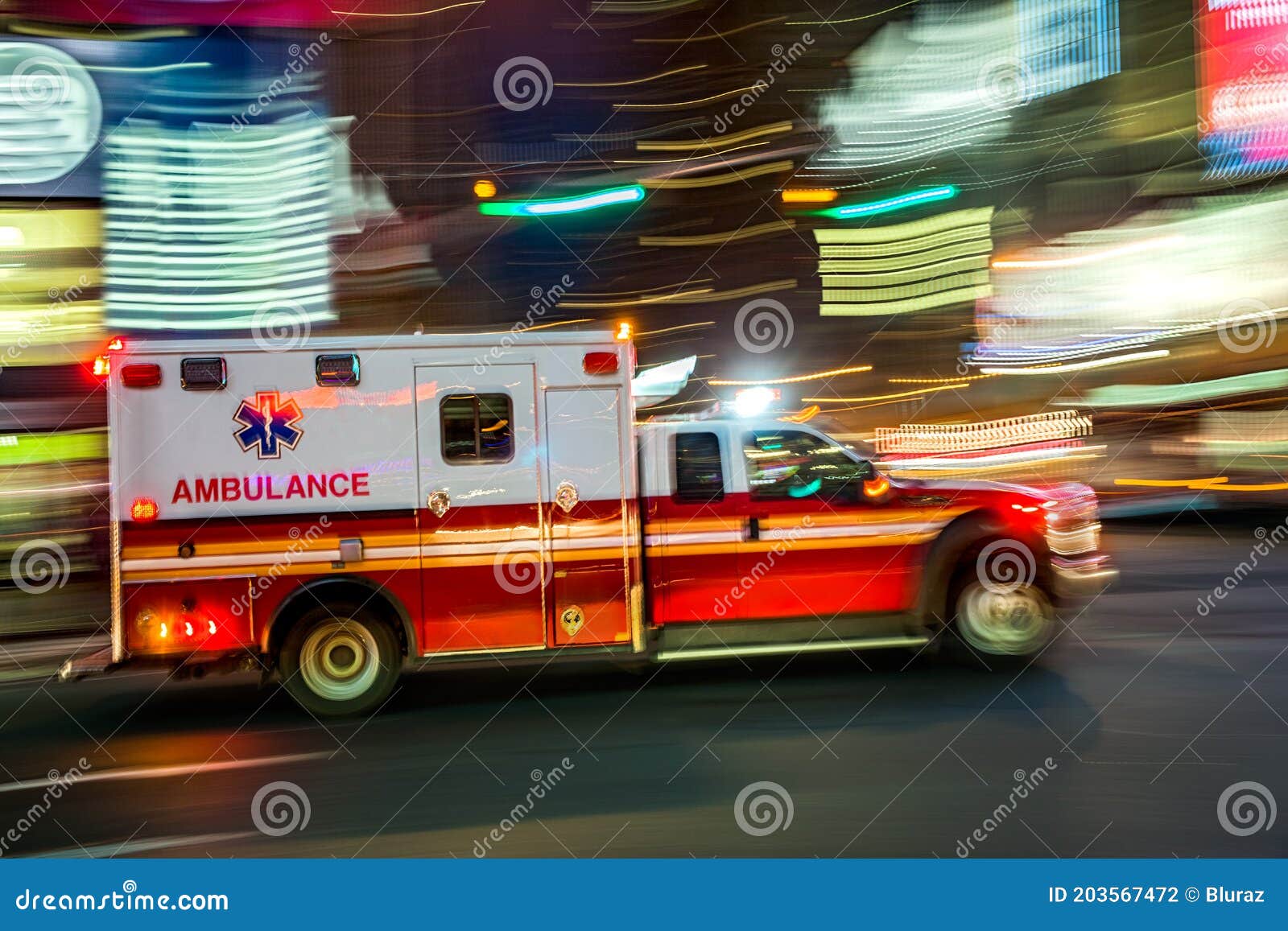 Ambulance on emergency car stock photo. Image of recovery - 203567472
