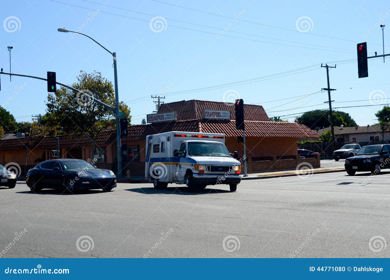 Ambulance editorial image. Image of emergency, fast, turning - 44771080