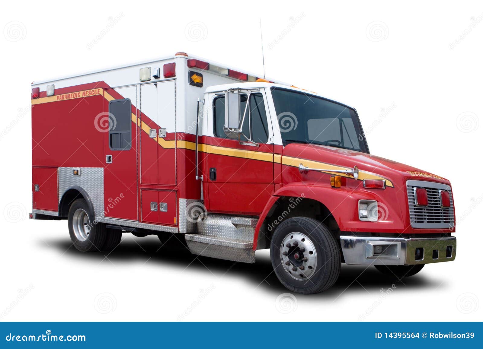 Ambulance Fire Rescue Truck Stock Photo - Image of medical, health ...