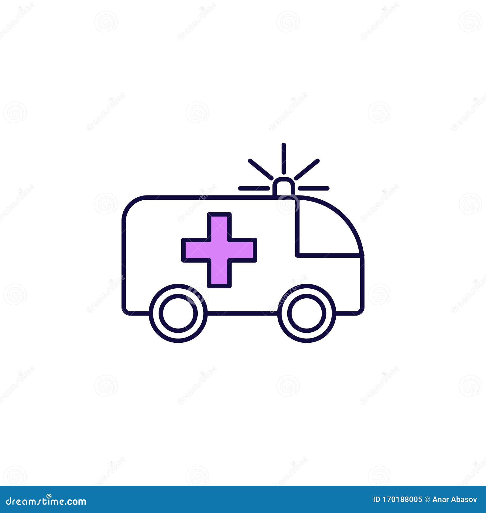Ambulance Icon. Element of Simple Colored Web Icon for Mobile Concept ...