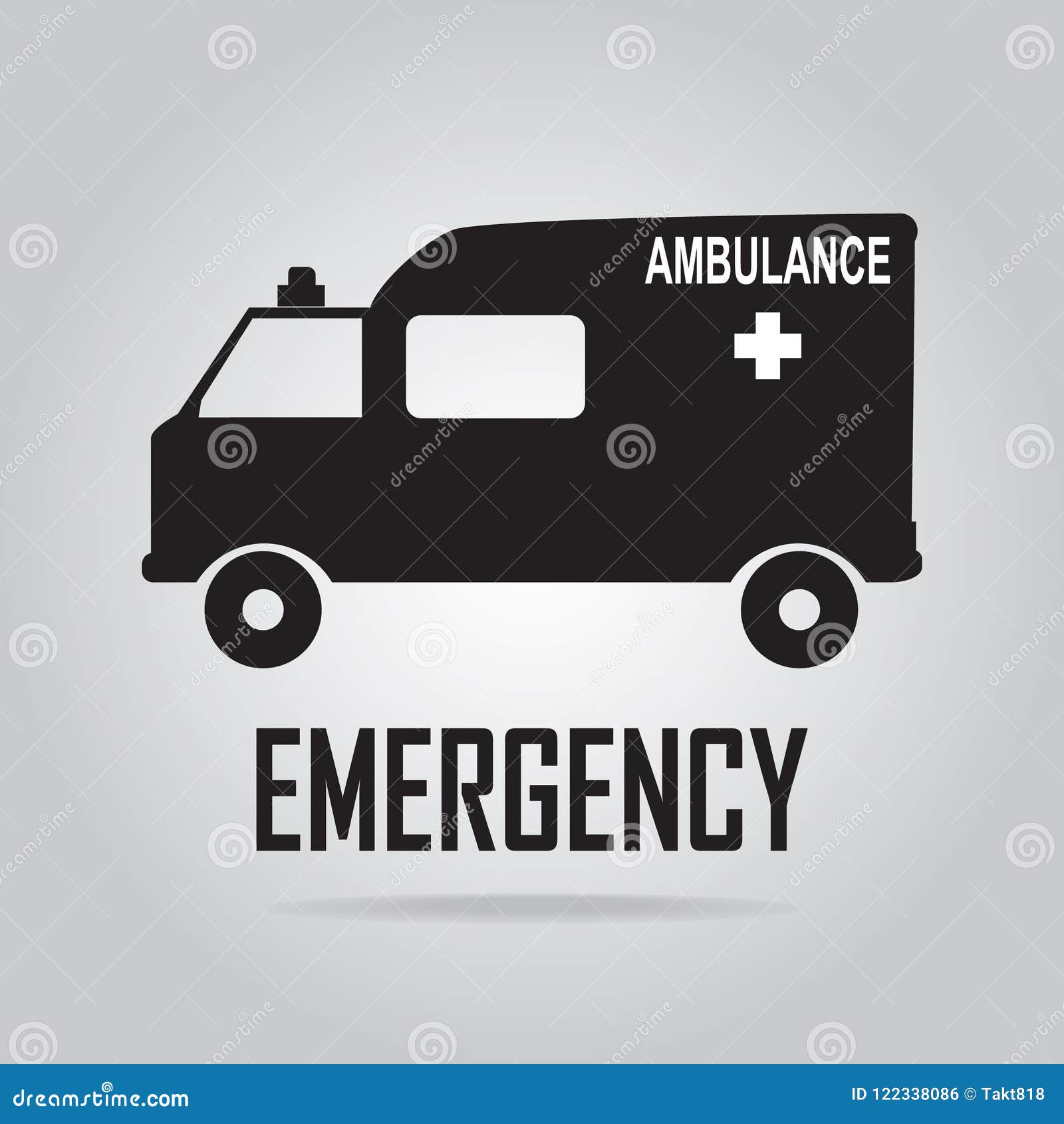 Ambulance Icon Illustration Stock Vector - Illustration of concept ...