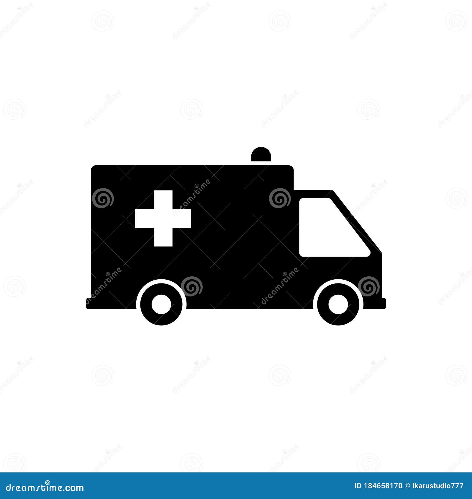 Ambulance Icon Vector Logo Template. Ambulance Icon Design Stock Vector ...