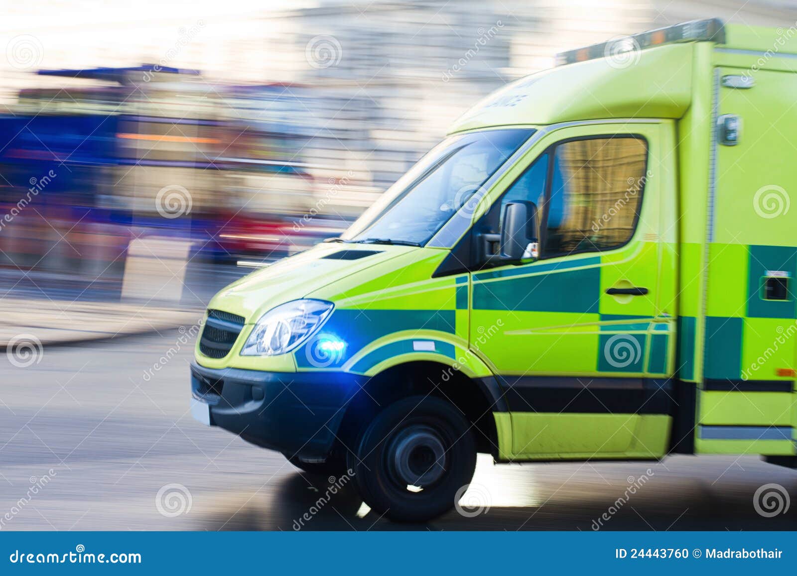 Ambulance in motion stock photo. Image of drive, medical - 24443760