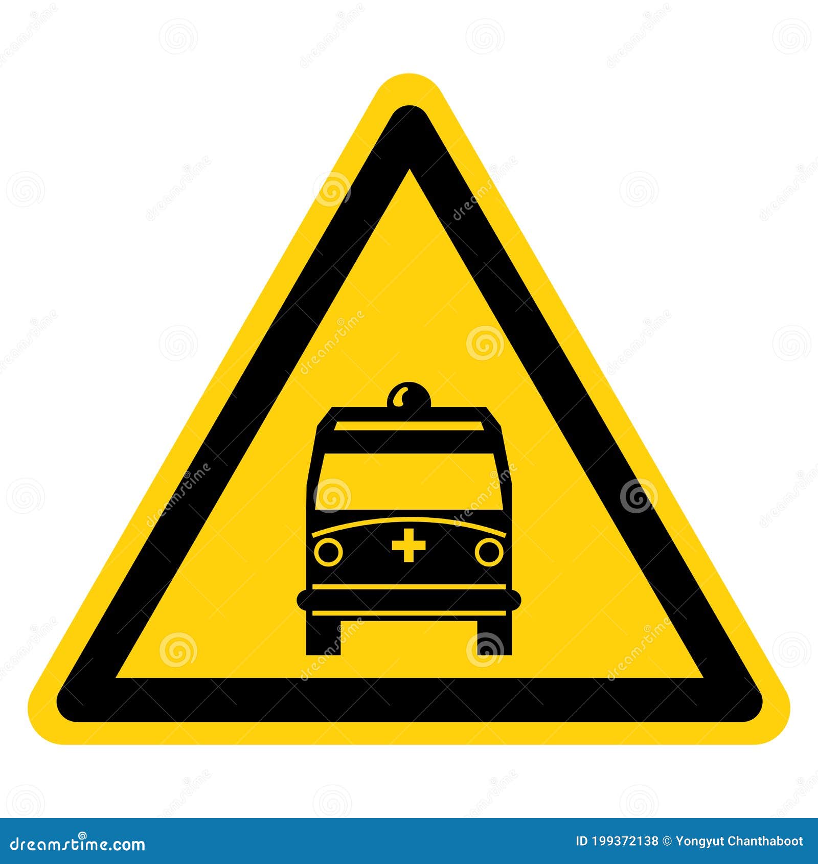 Ambulance Pick Up Point Symbol Sign,Vector Illustration, Isolate on ...