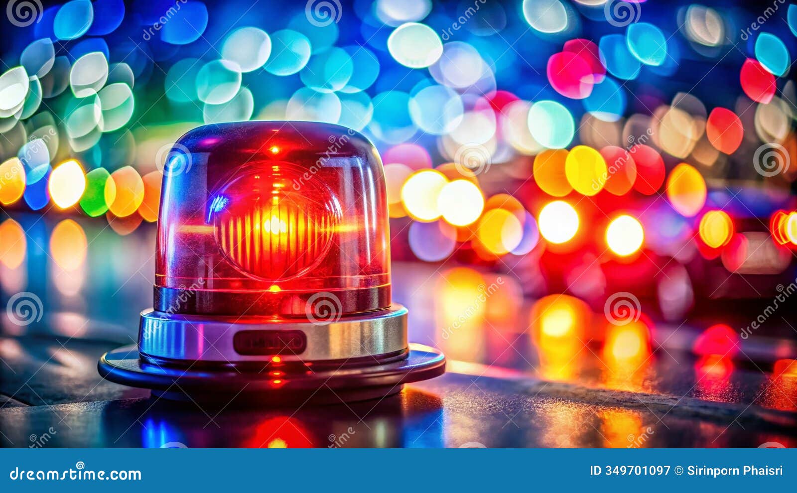 Ambulance Route Emergency Warning System Siren and Hazard Lights with ...