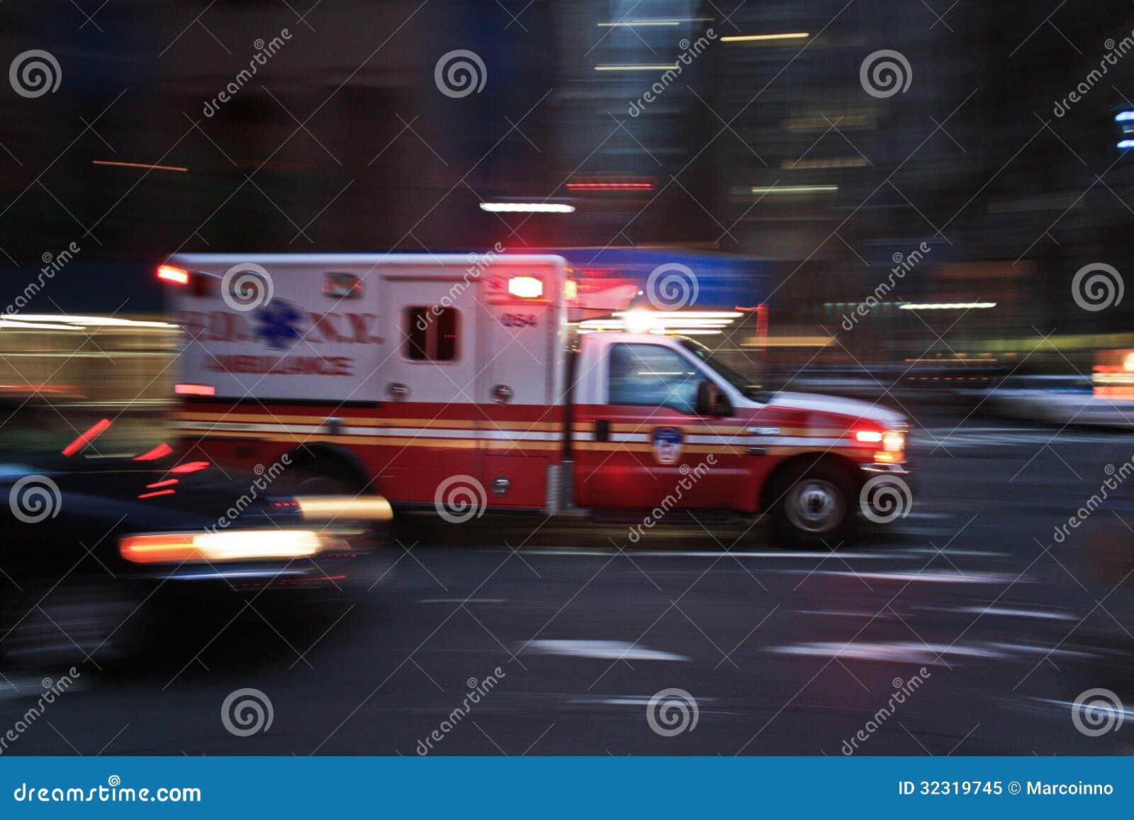 Ambulance stock image. Image of panning, speed, york - 32319745