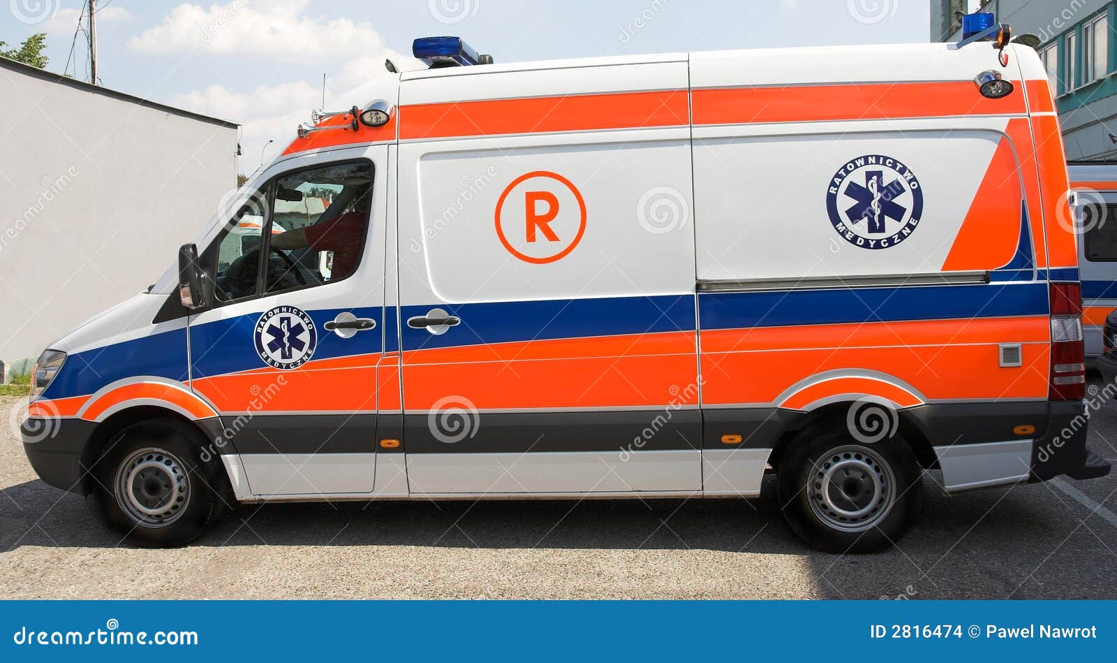 Ambulance side stock photo. Image of chair, inside, rescue - 2816474