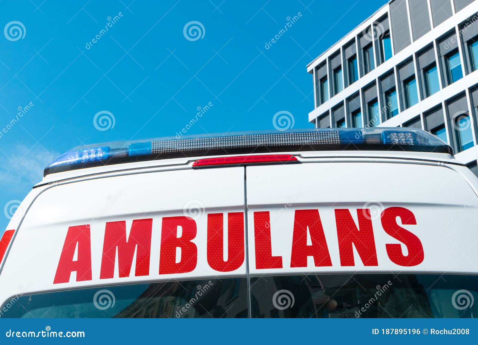 Ambulance on the Signal, Quick Help in Saving Health and Life Stock ...