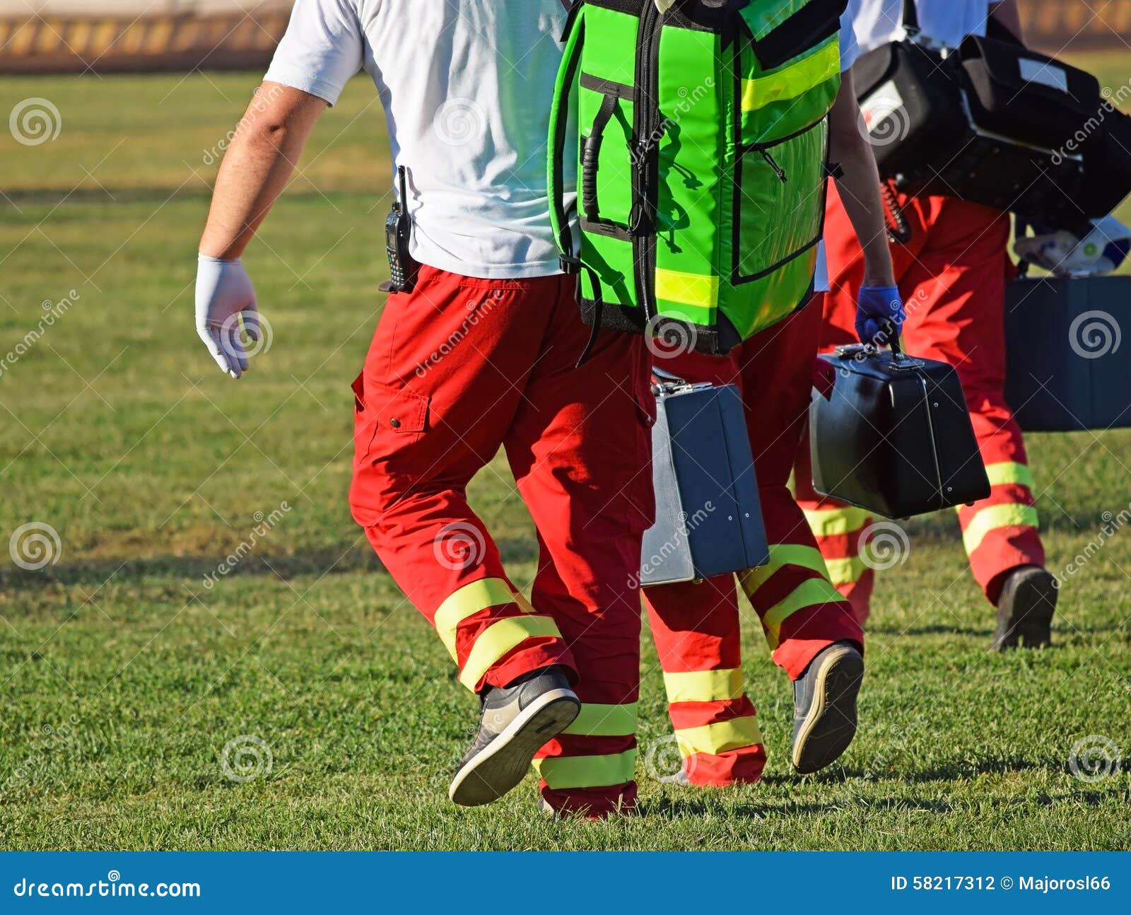Ambulance staff stock photo. Image of injured, occupation - 58217312