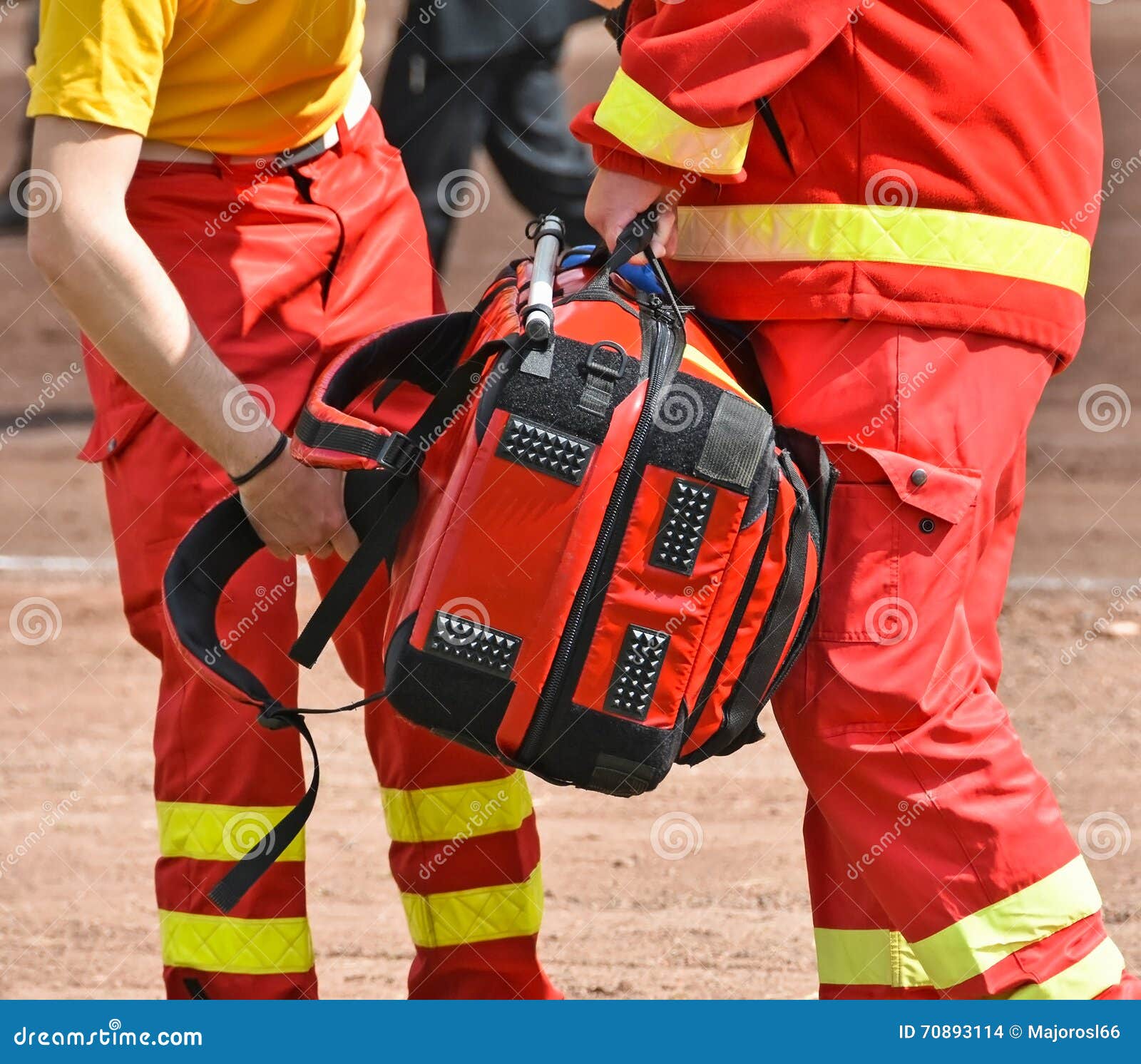Ambulance Stuff with Medical Equipment Stock Photo - Image of paramedic ...