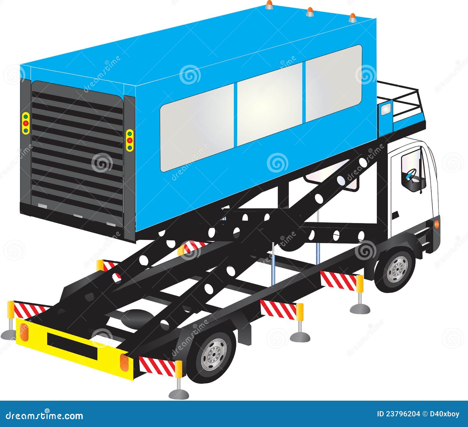 Ambulift stock vector. Illustration of transport, passenger - 23796204