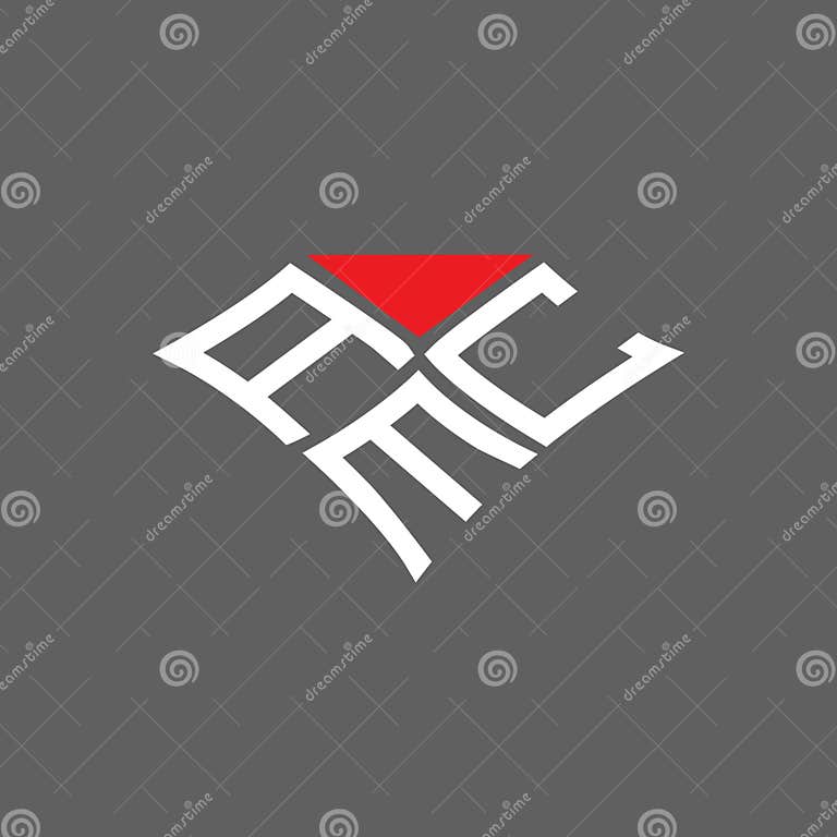 AMC Letter Logo Creative Design with Vector Graphic, Stock Vector ...