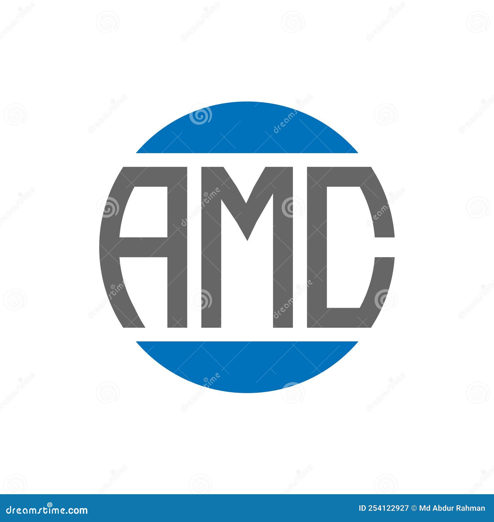 AMC Letter Logo Design on White Background. AMC Creative Initials ...