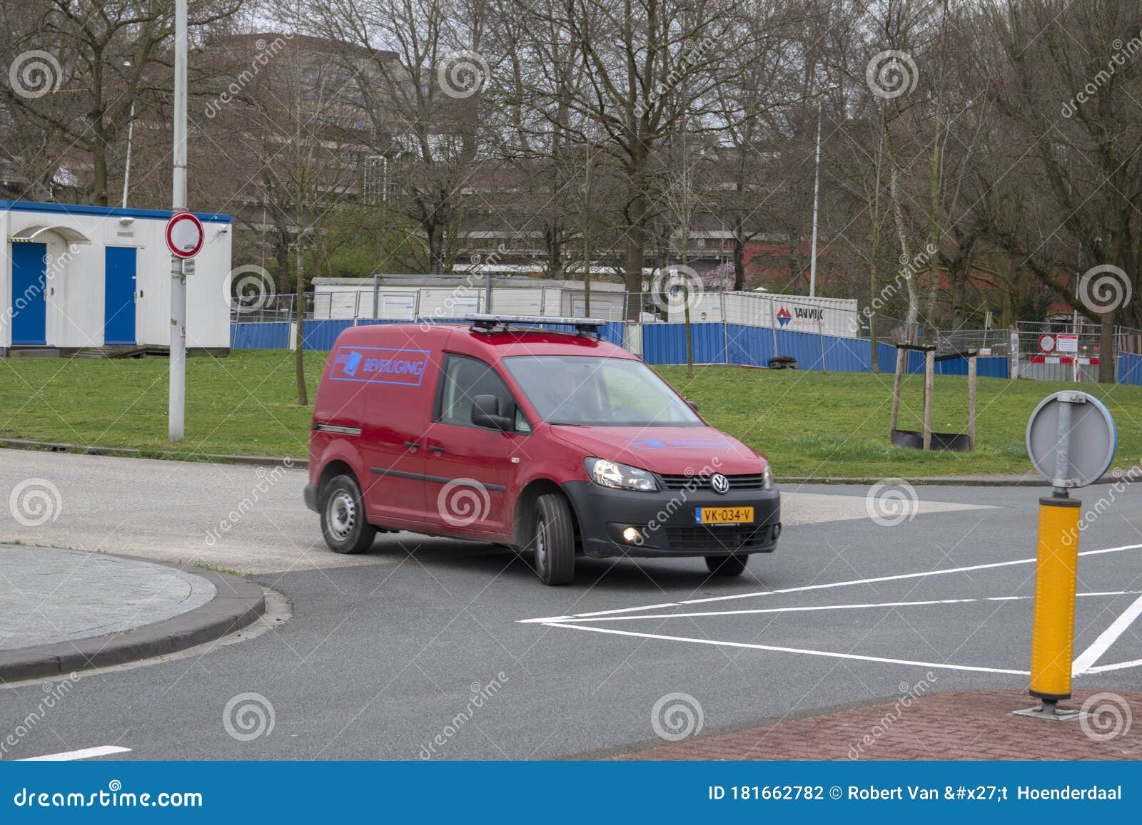 AMC Security Company Car at Amsterdam the Netherlands 2020 Editorial ...