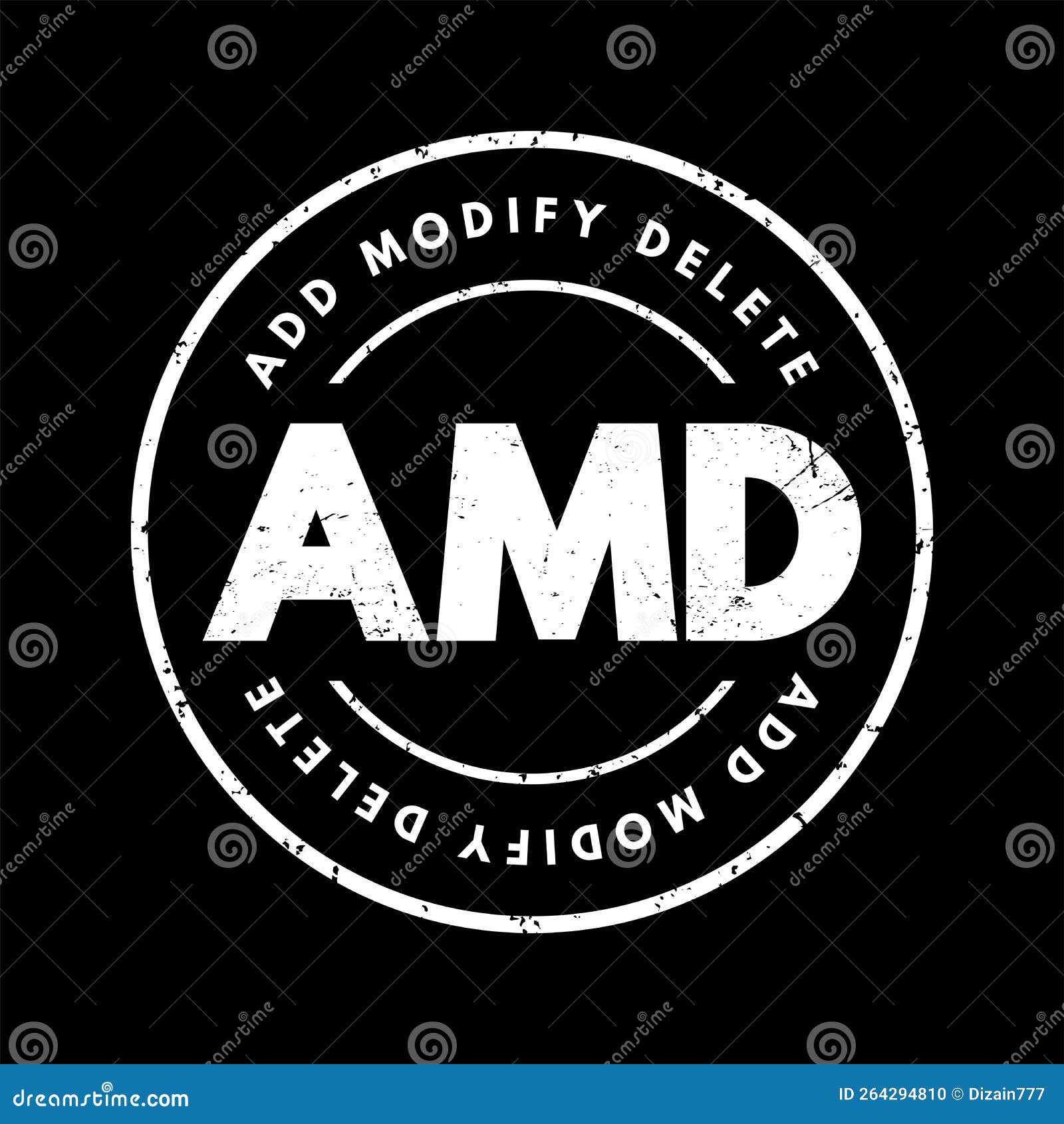 AMD - Add, Modify, Delete Acronym, Business Concept Background Stock ... AMD - Add, Modify, Delete Acronym, Business Concept Background Stock ...