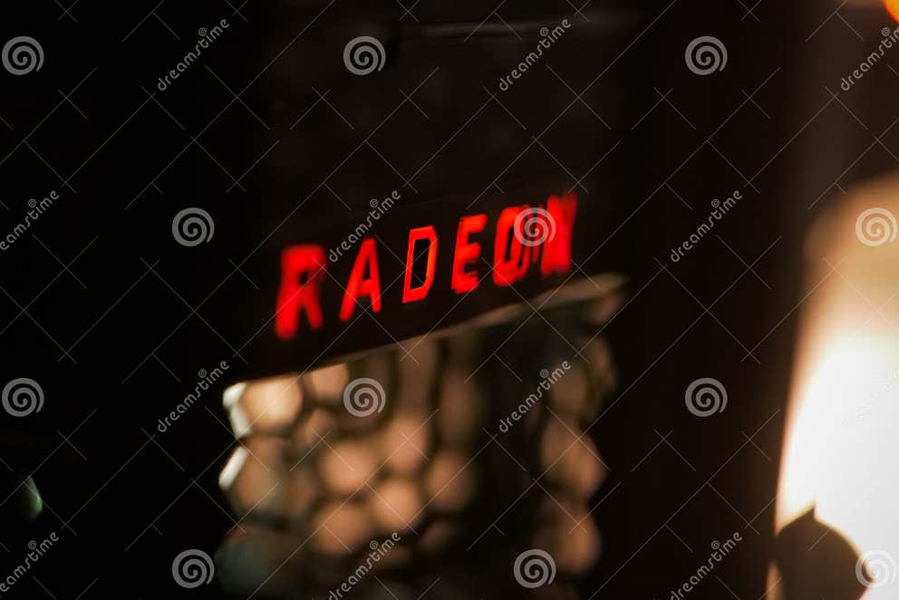 AMD Radeon GPU Logo Name Computer Editorial Image - Image of logo ...