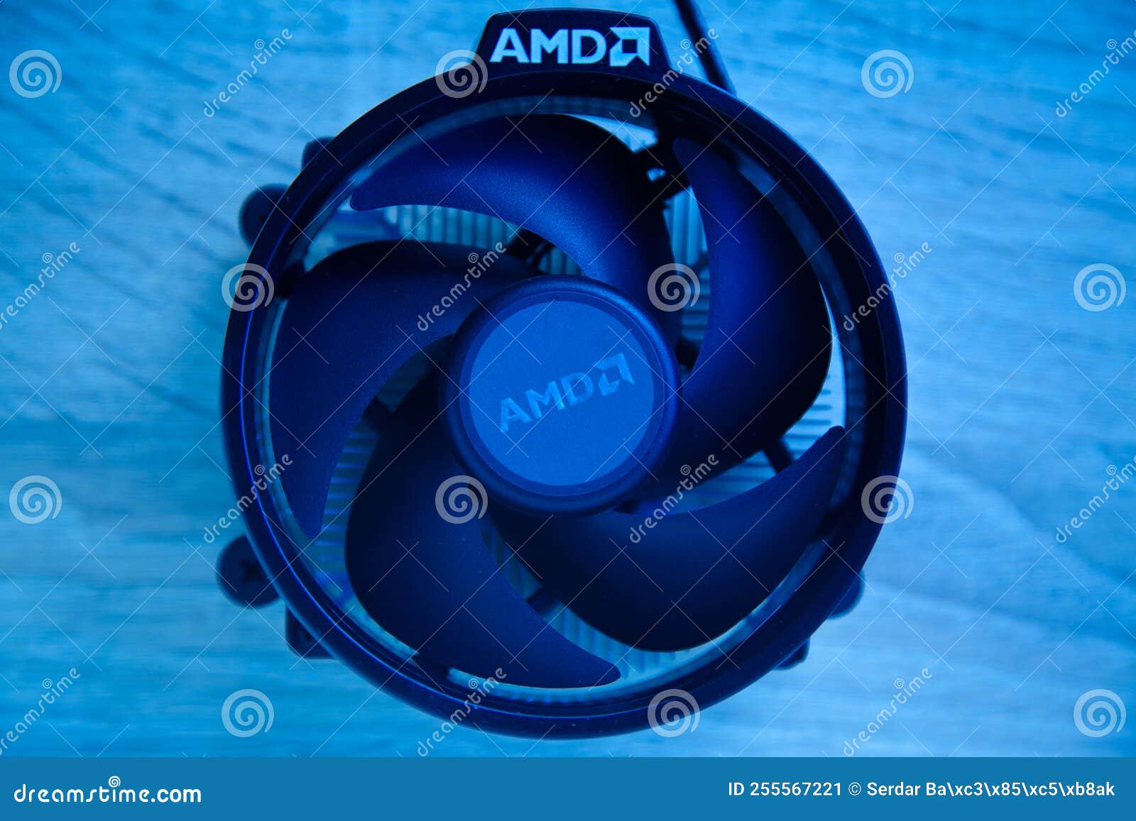 AMD Ryzen 5 CPU Cooler Fan for Desktop Computer, Istanbul Turkey Aug 27 ...