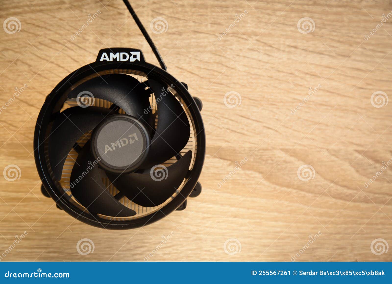 AMD Ryzen 5 CPU Cooler Fan for Desktop Computer, Istanbul Turkey Aug 27 ...