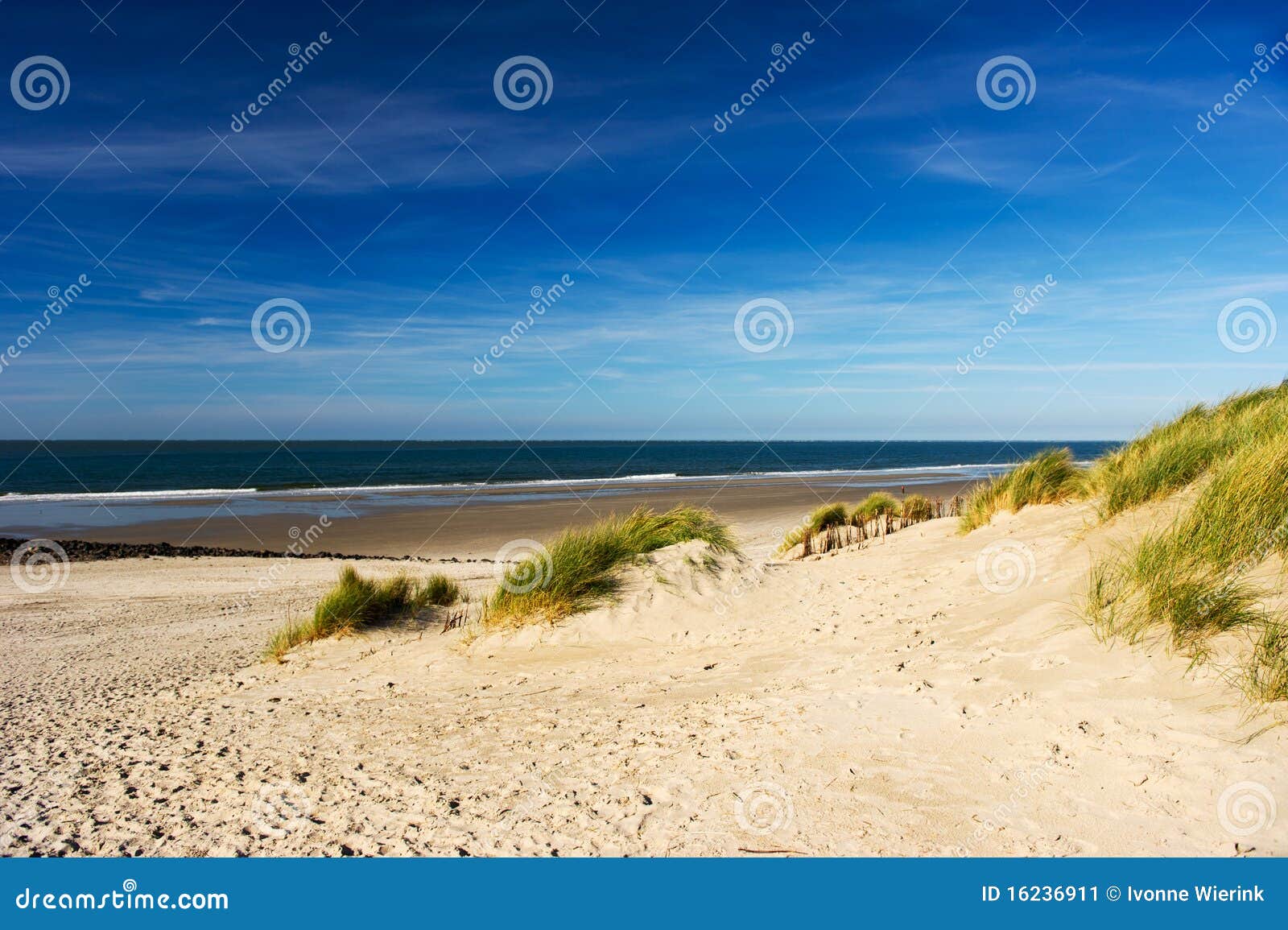 Ameland Strand stockbild. Bild von dünen, holland, blau - 16236911