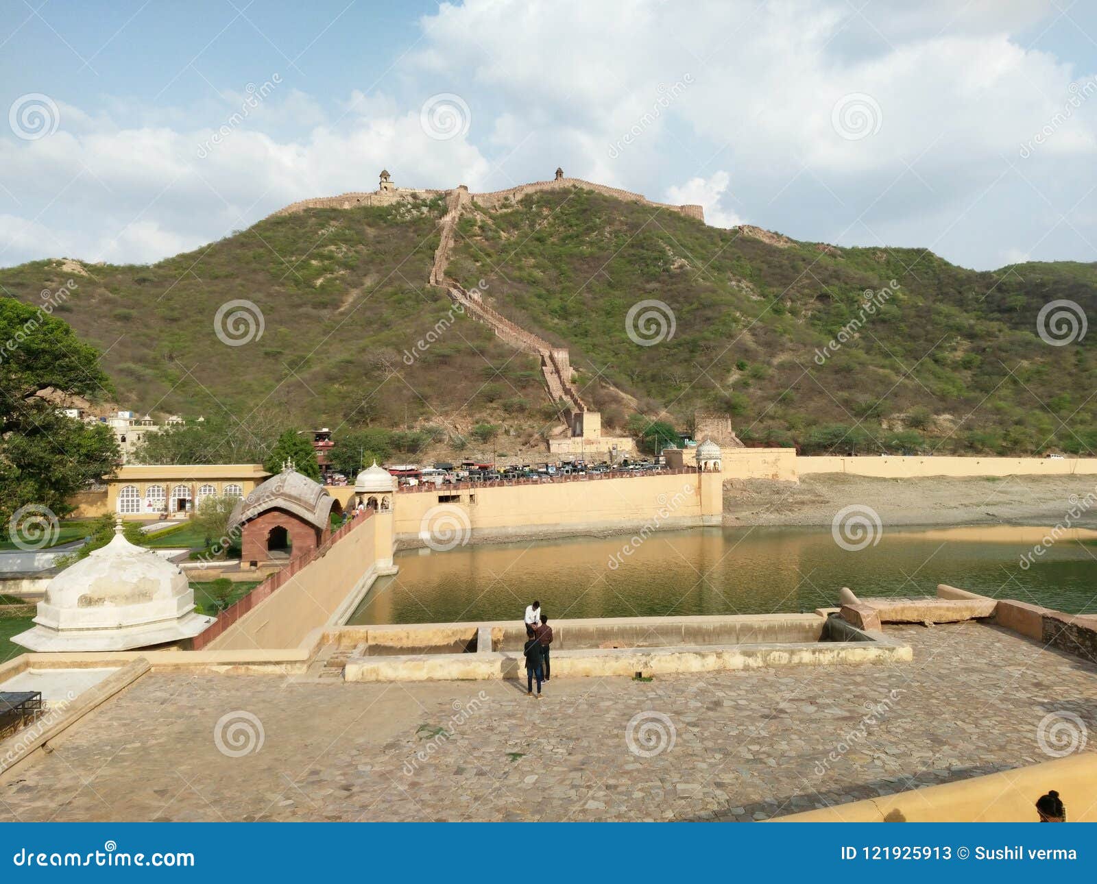 Amer Fort foto de archivo editorial. Imagen de lago - 121925913