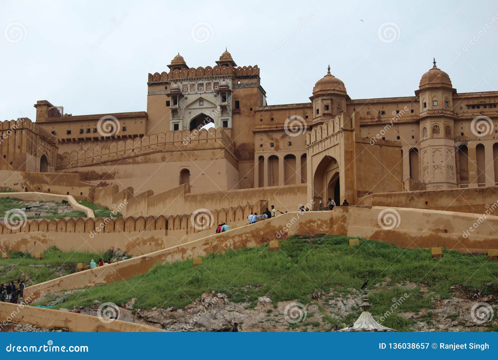 Amer Fort Jaipur, Rajastan, India, UNESCO World Heritage Site ...
