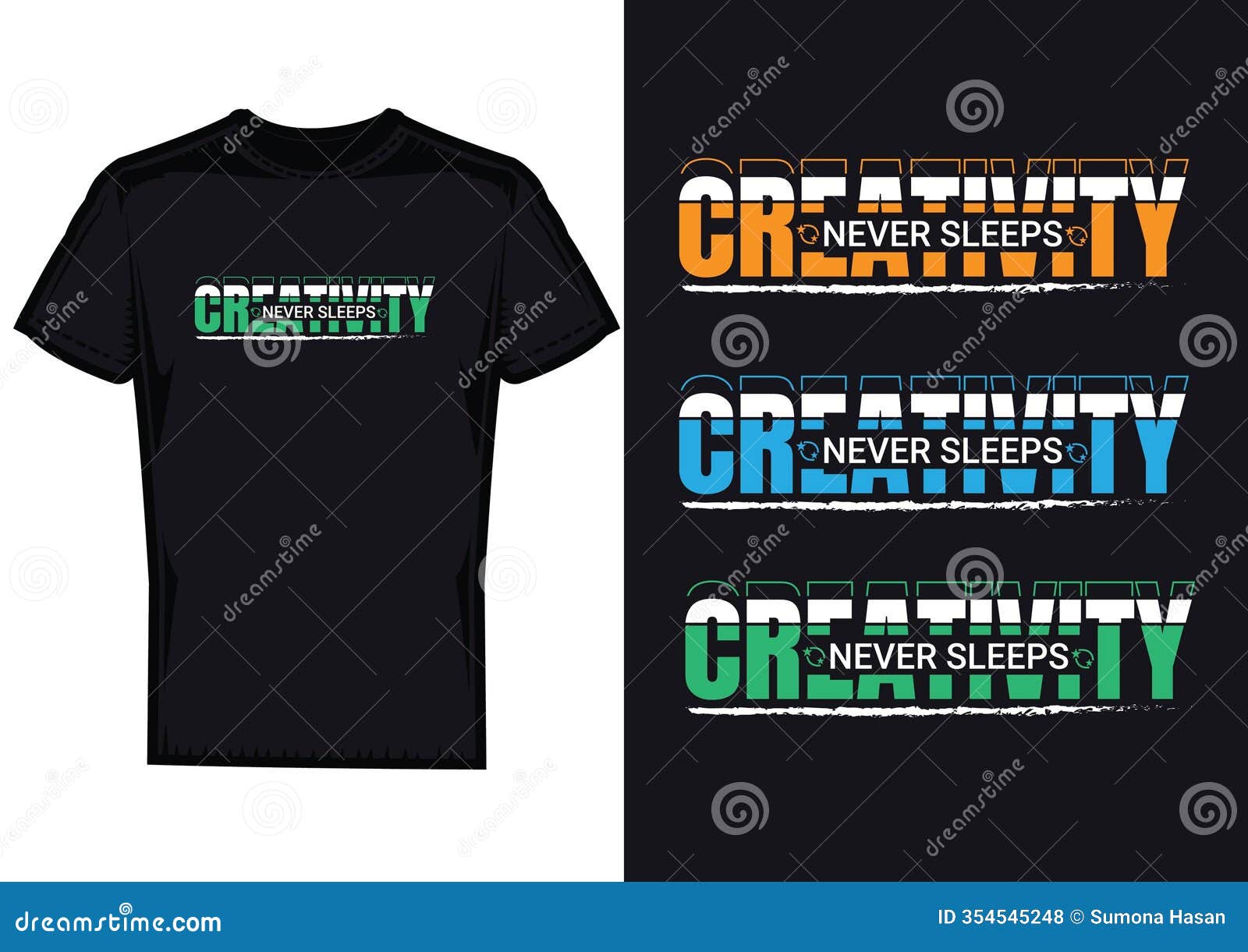 Energetic Typography T-Shirt Design on EPS File Stock Vector ...