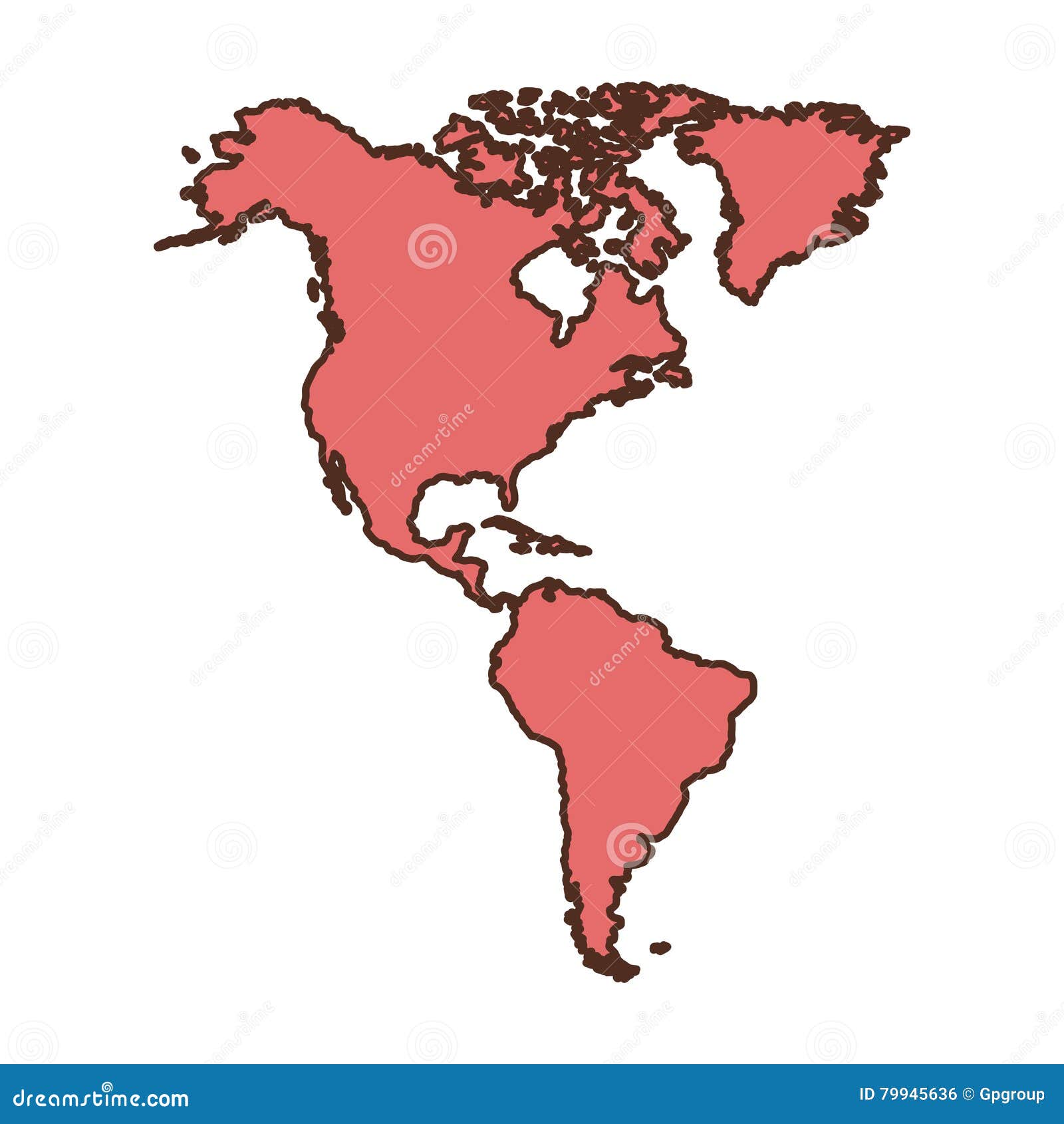 Continente America Mapa Mundo Vector Graphic Symbol Logo Design Imagen ...