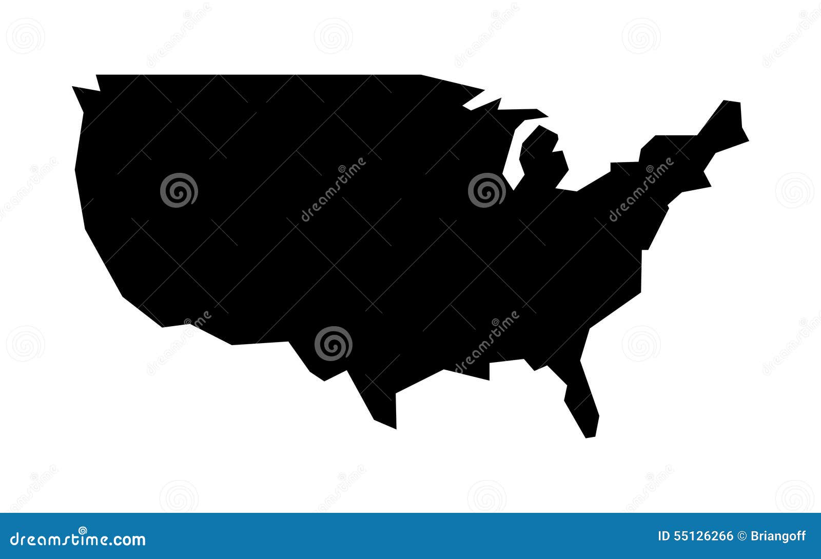 America country shape icon stock vector. Illustration of geography ...