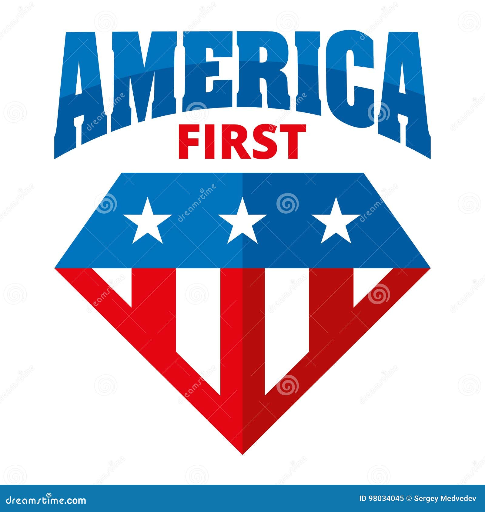 America first Vector logos stock vector. Illustration of america - 98034045