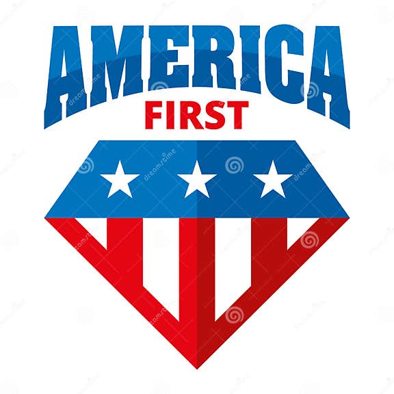 America first Vector logos stock vector. Illustration of america - 98034045