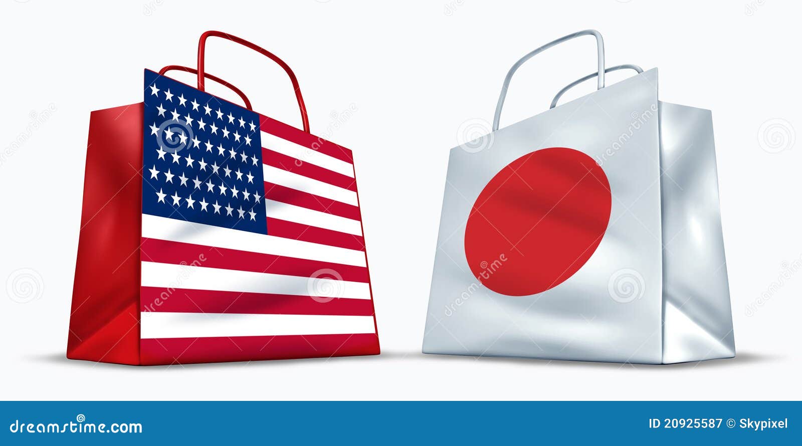 America and Japan trade stock illustration. Illustration of duties ...