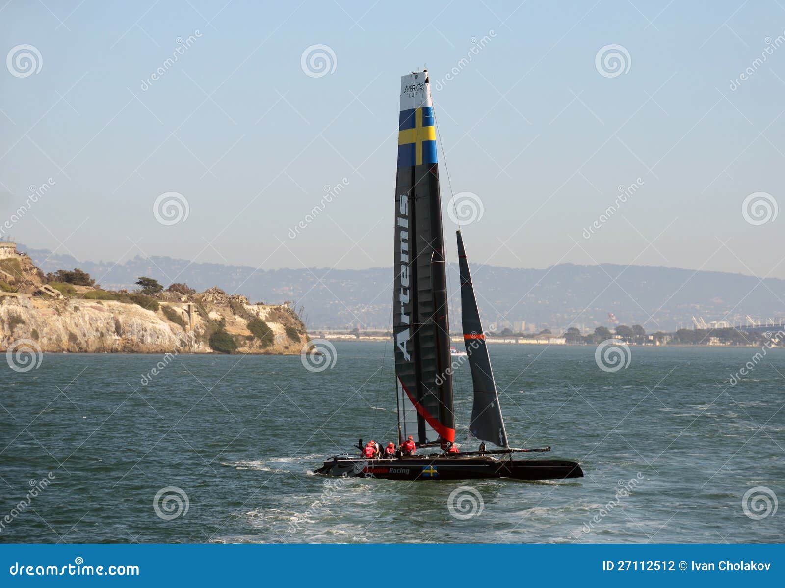 America S Cup Artemis Boat in Practice Run Editorial Photography ...