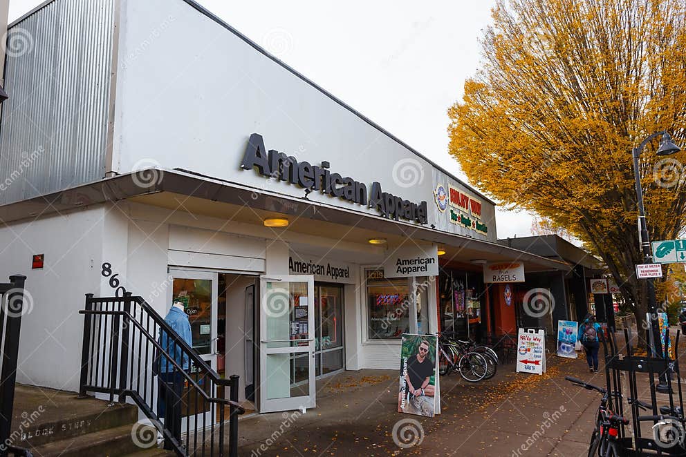 American Apparel Eugene Oregon Photo stock éditorial - Image du orégon ...