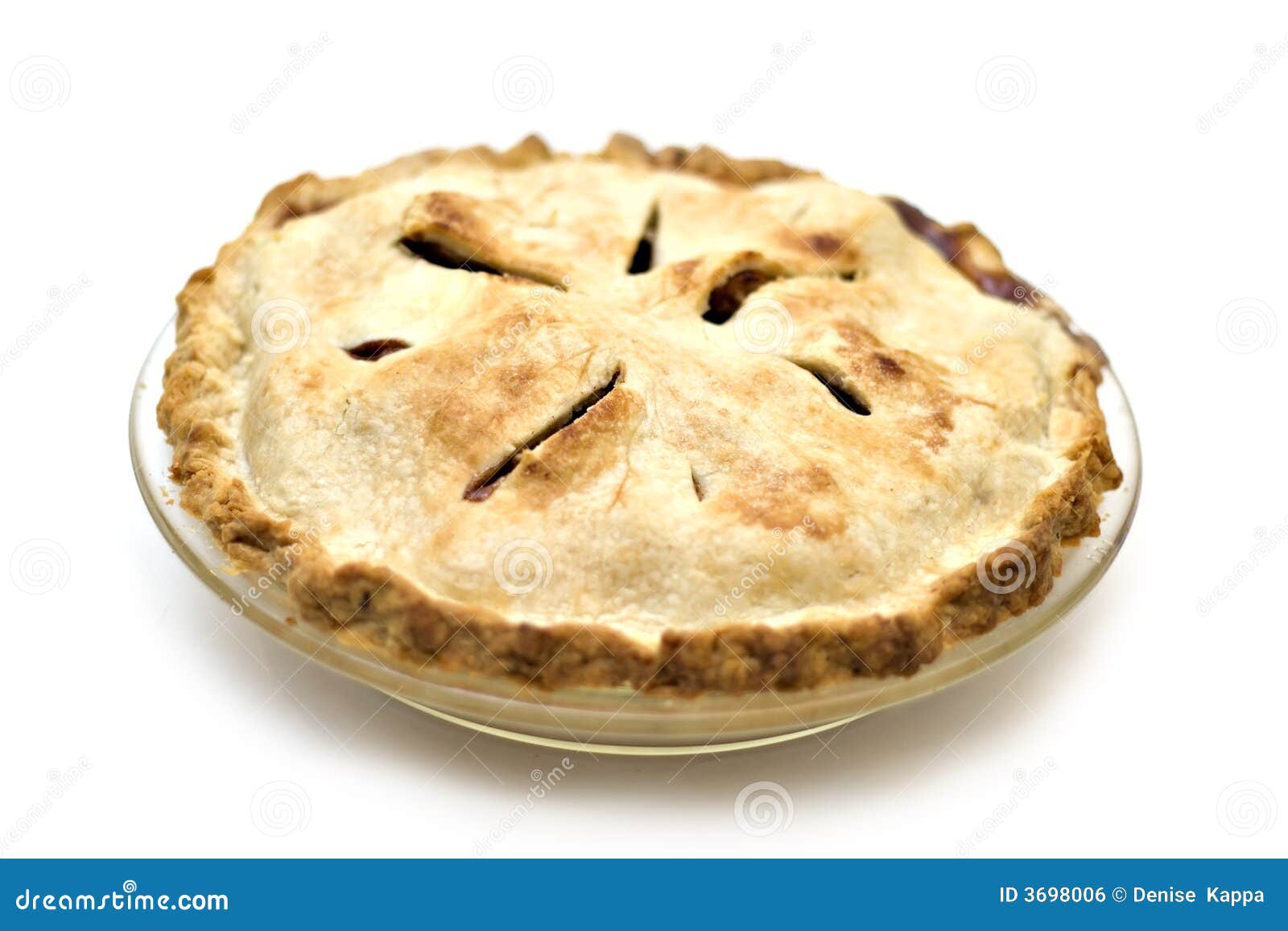 American Apple Pie stock photo. Image of crust, fresh - 3698006