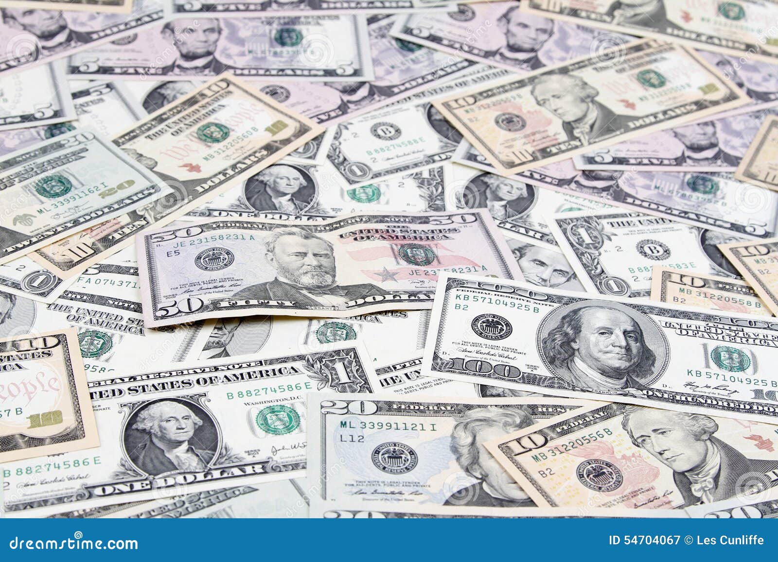 American banknotes stock image. Image of banking, economy - 54704067