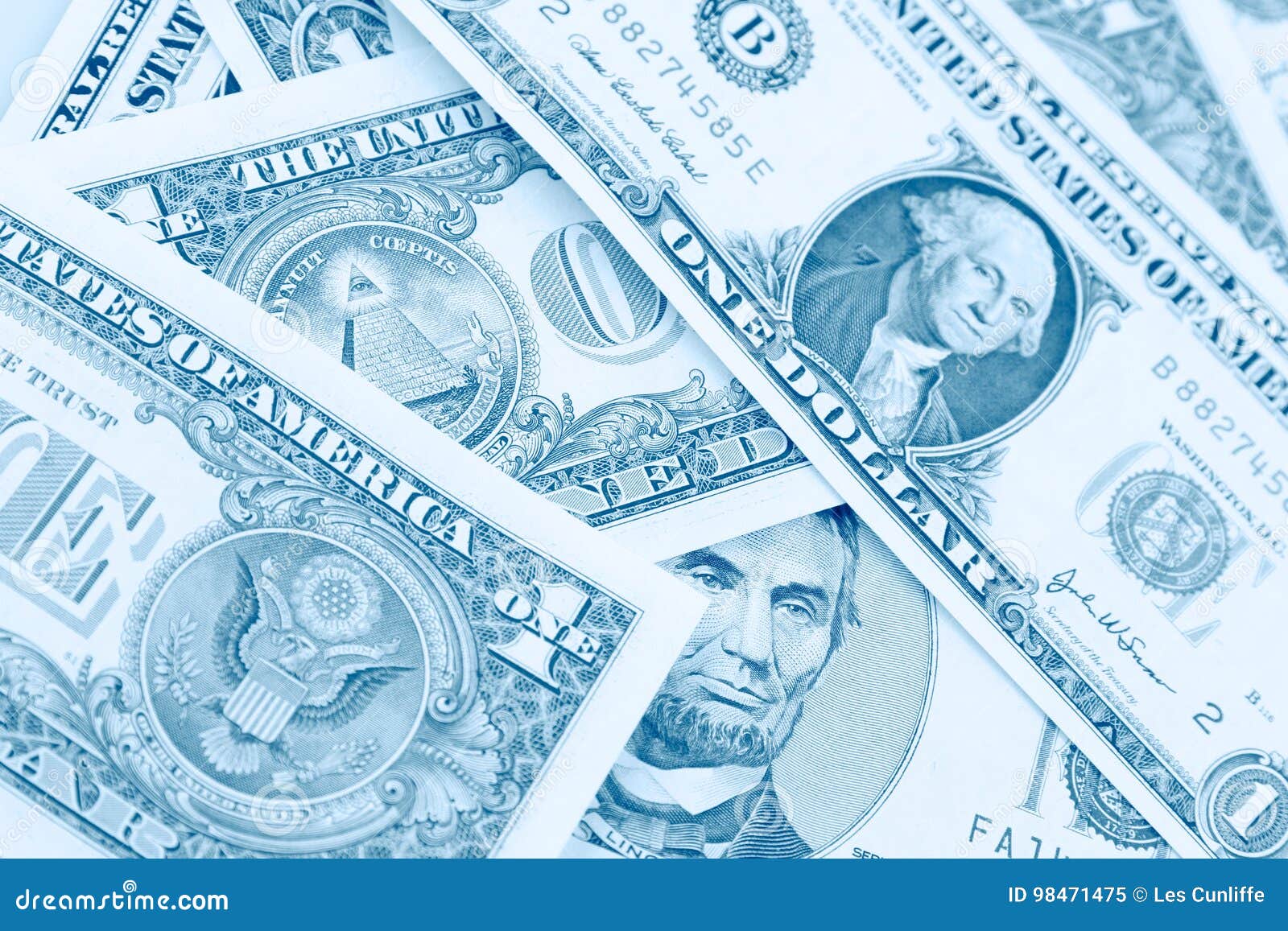 American banknotes stock image. Image of macro, currency - 98471475