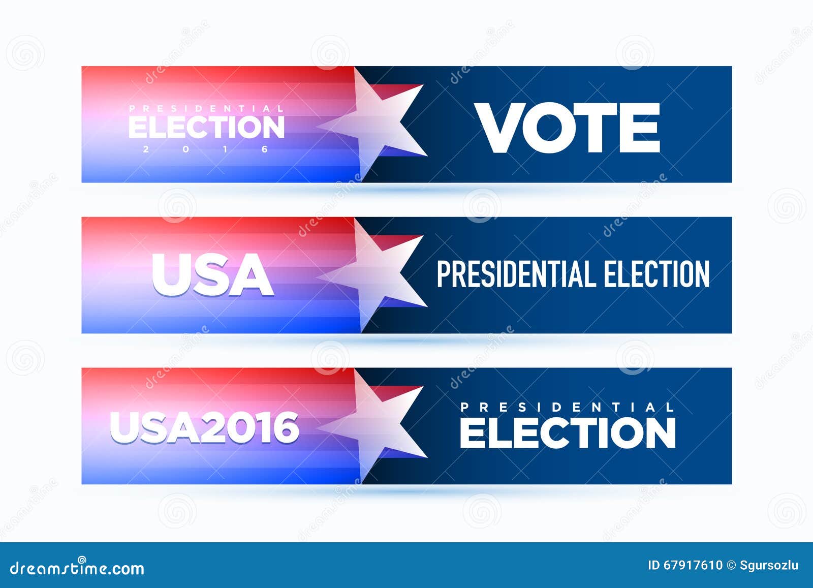 American Banner stock vector. Illustration of fourth - 67917610