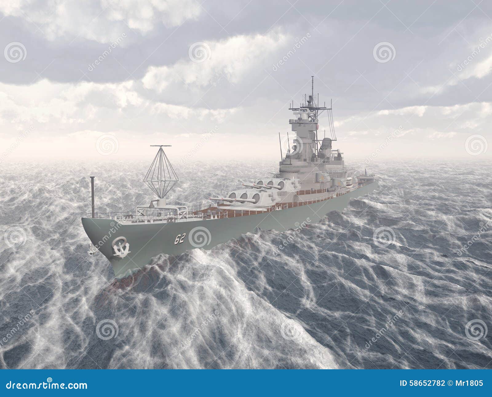 World War Two Battleship Destroyer Oval Retro Cartoon Vector ...