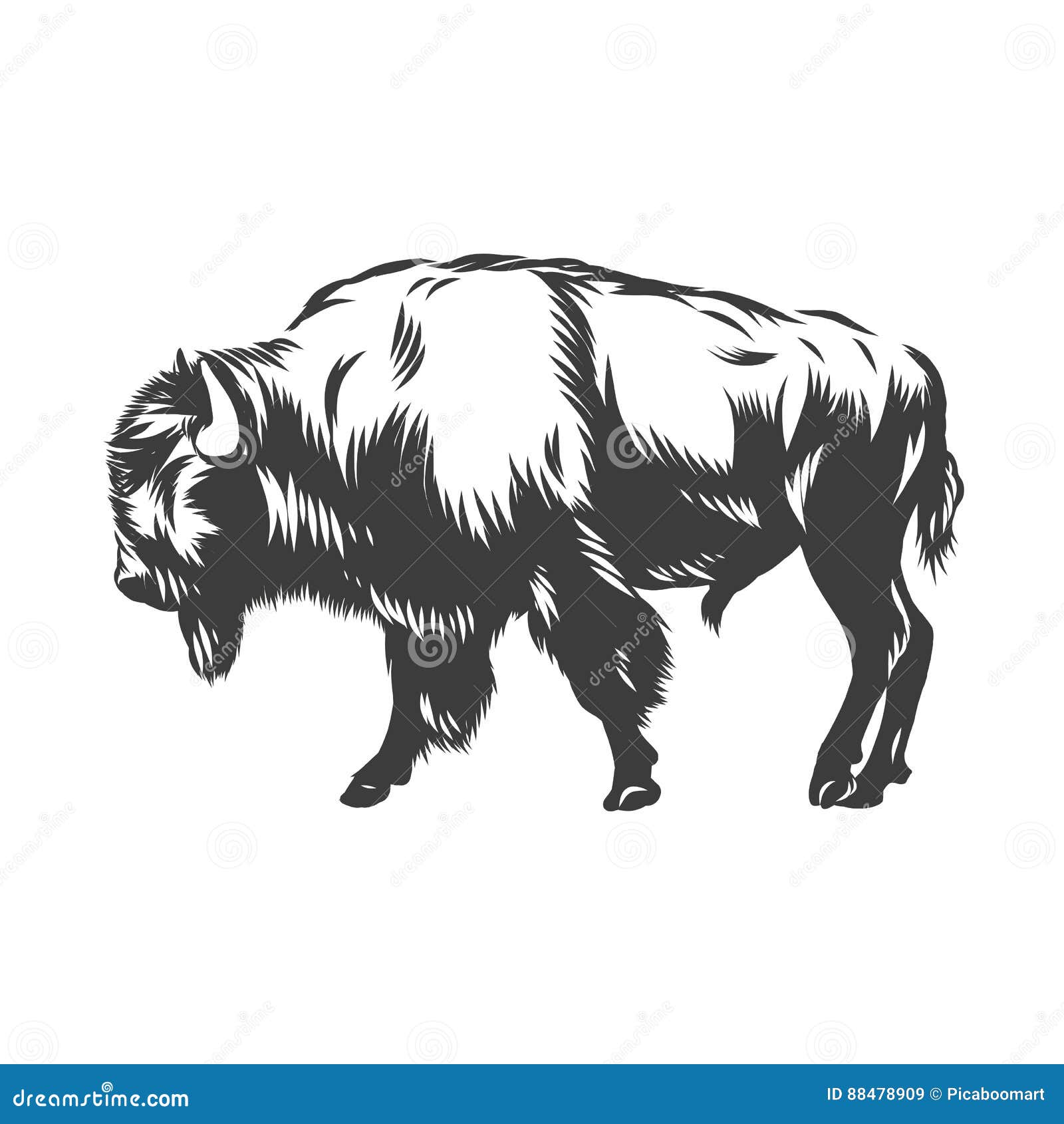 Buffalo Cartoon Vector | CartoonDealer.com #41107697