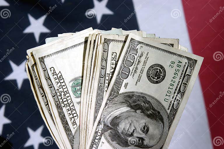 American Cash stock photo. Image of grip, thousands, hand - 47698