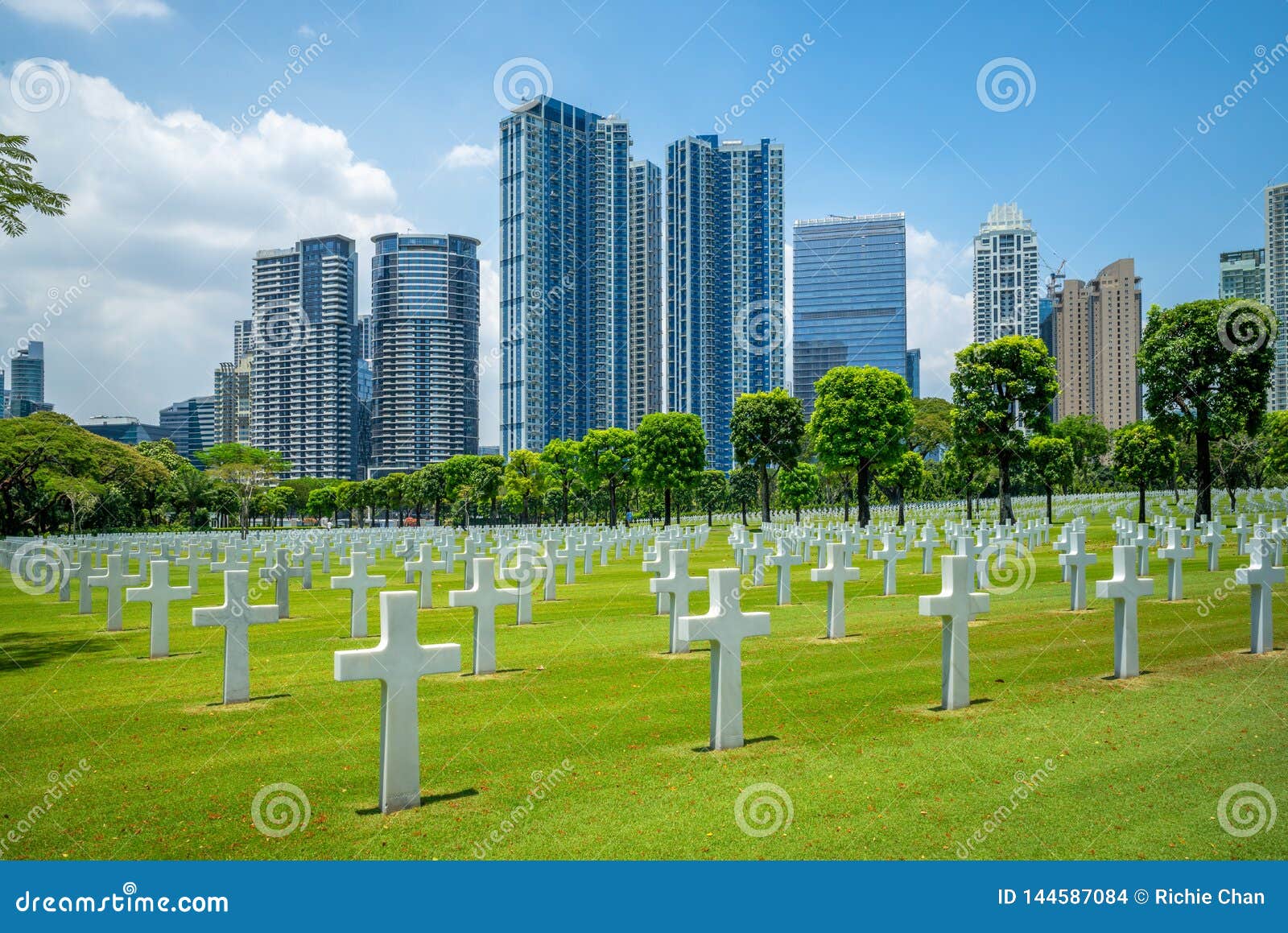 American Cemetery and Memorial, Manila, Philippines Stock Photo - Image ...