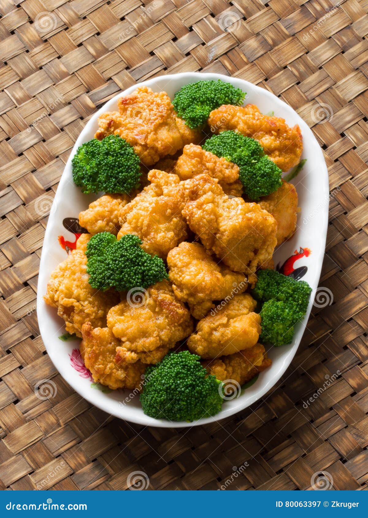 American Chinese Takeout General Tso Chicken Stock Image - Image of ...