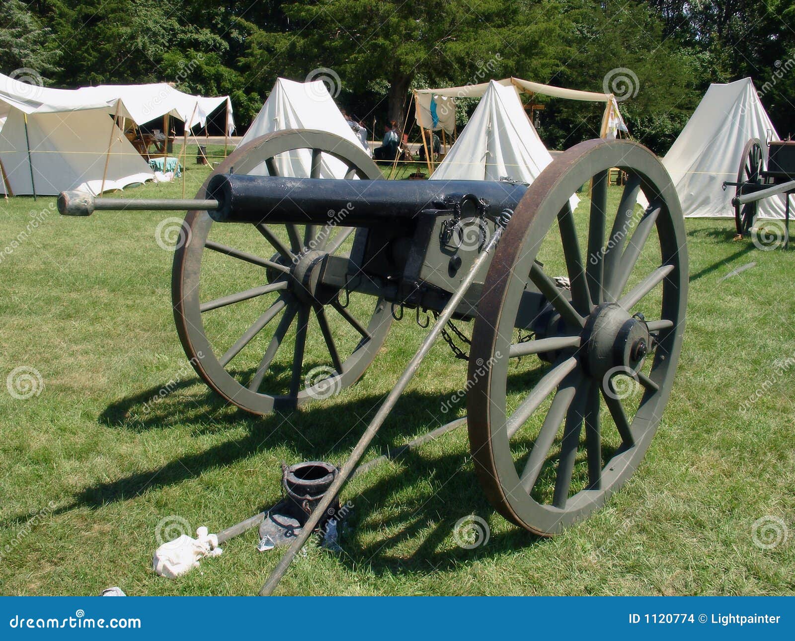 American Civil War Cannon Stock Images - Image: 1120774